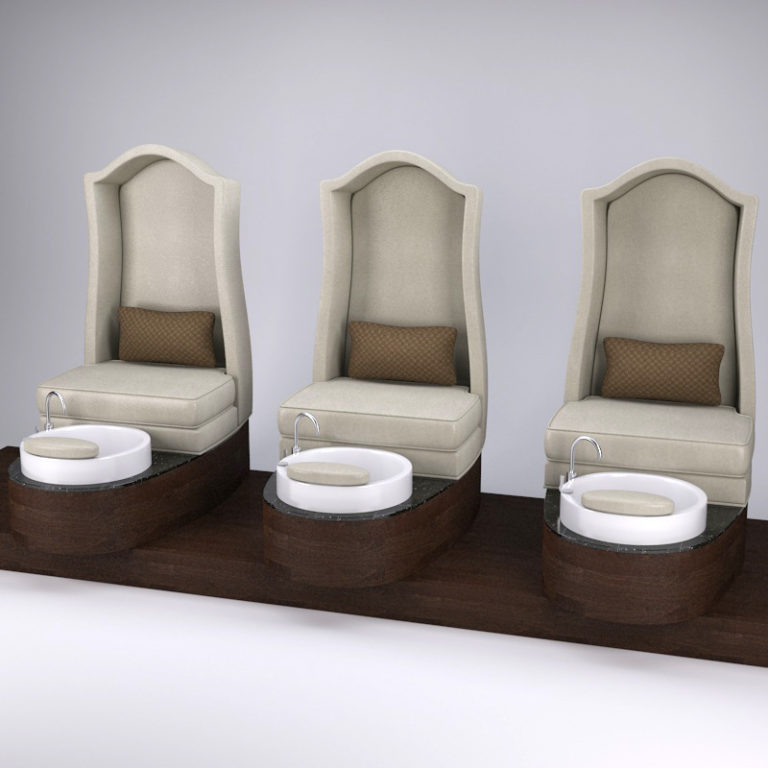 Stella Built-in Pedicure Chair & Foot Soak - Michele Pelafas