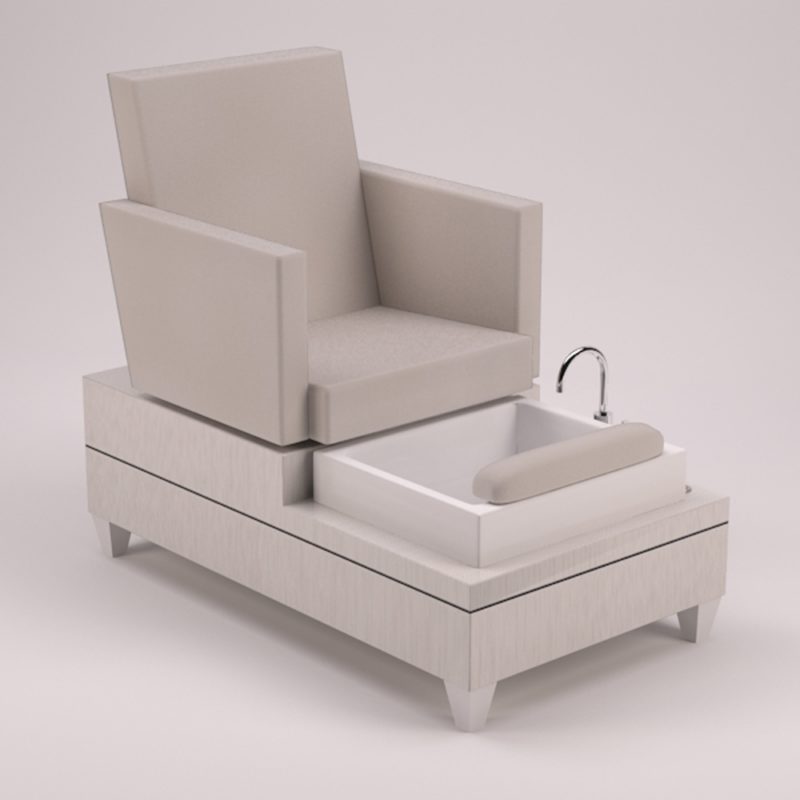 Stella Built-in Pedicure Chair & Foot Soak - Michele Pelafas