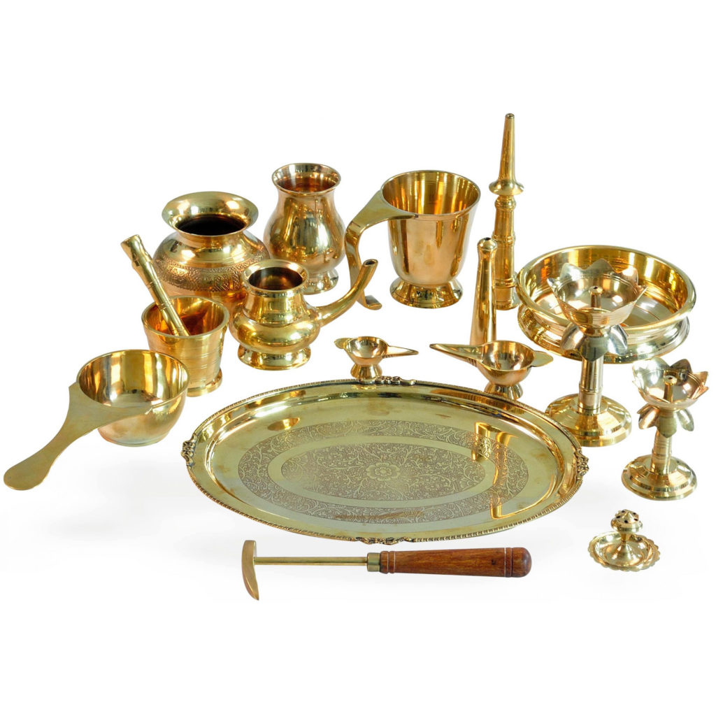 Modern Shirodhara Stand + Ayurveda Oil Vessel - Michele Pelafas