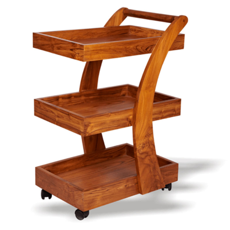 Neel Wooden Spa Trolley | Michele Pelafas