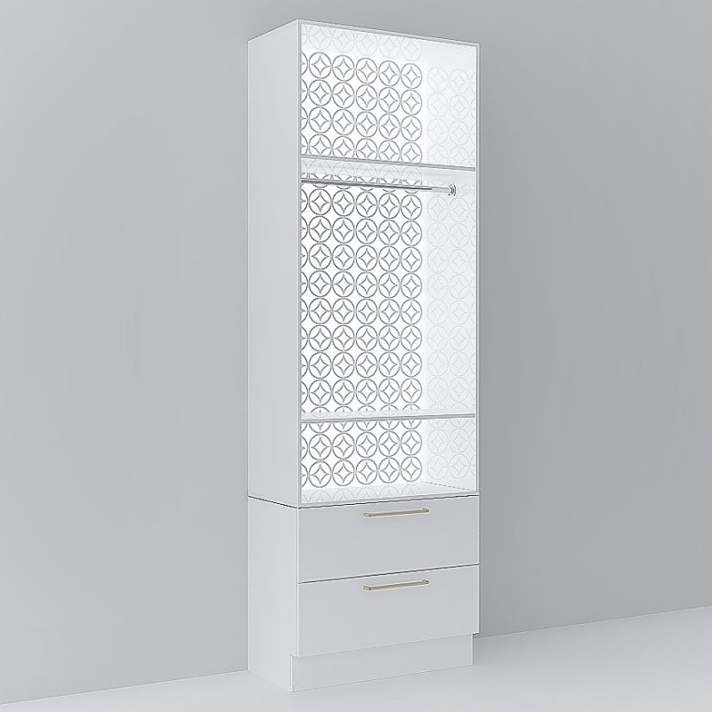 Boutique-Inspired Custom Wardrobe Closet Design by Michele Pelafas