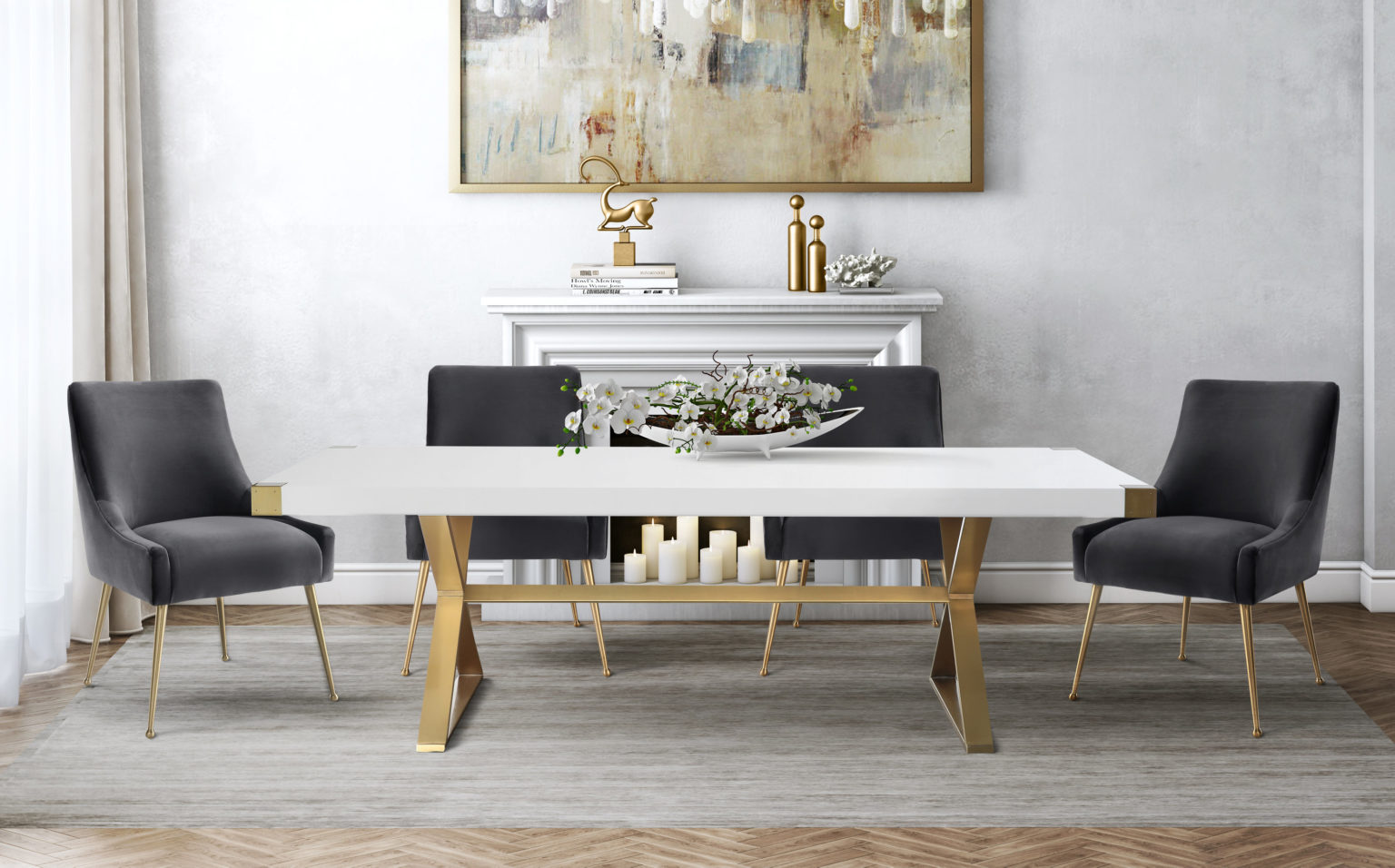 ADELINE DINING TABLE - Michele Pelafas