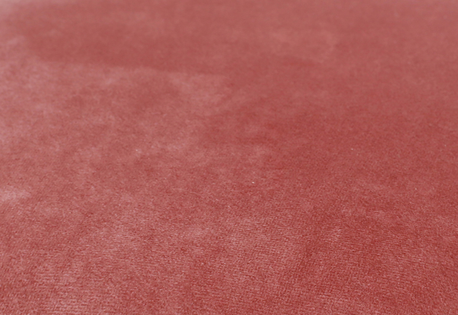 WILLOW SALMON VELVET OTTOMAN | Michele Pelafas