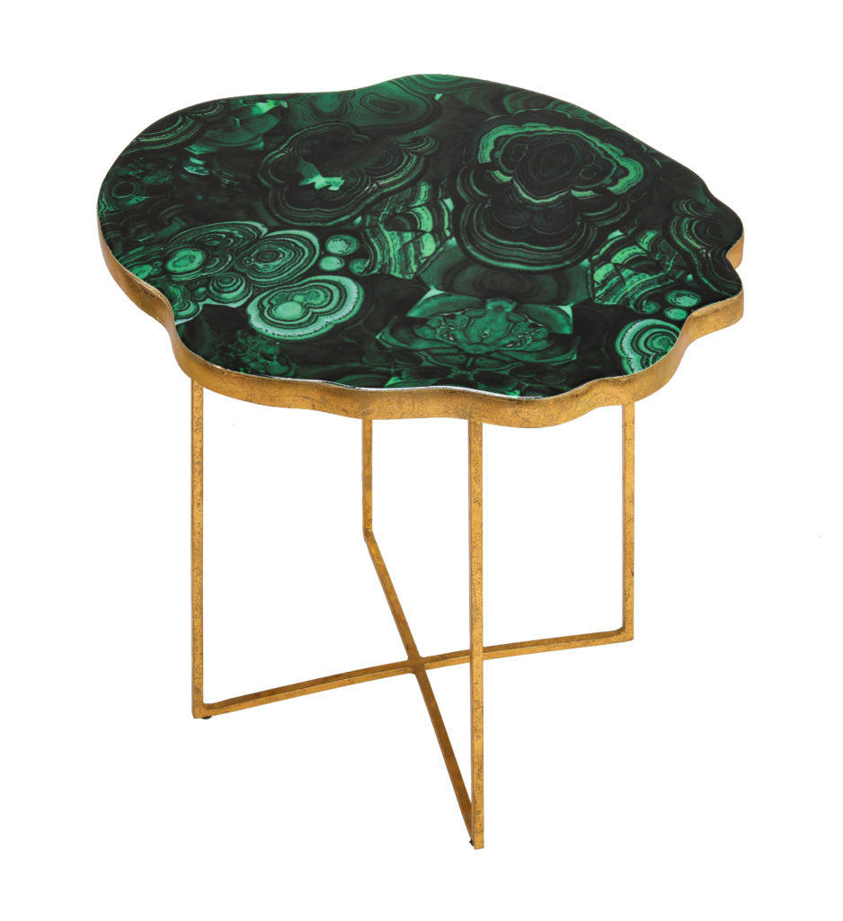 LILY AGATE SIDE TABLE | Michele Pelafas