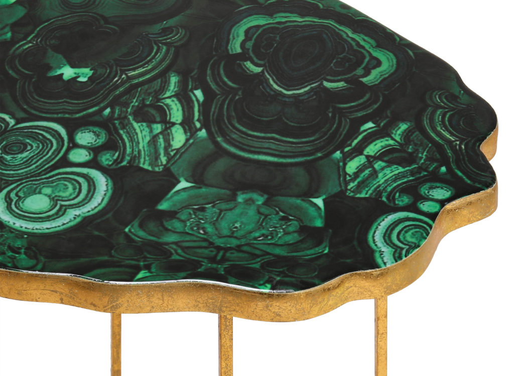 LILY AGATE SIDE TABLE - Michele Pelafas