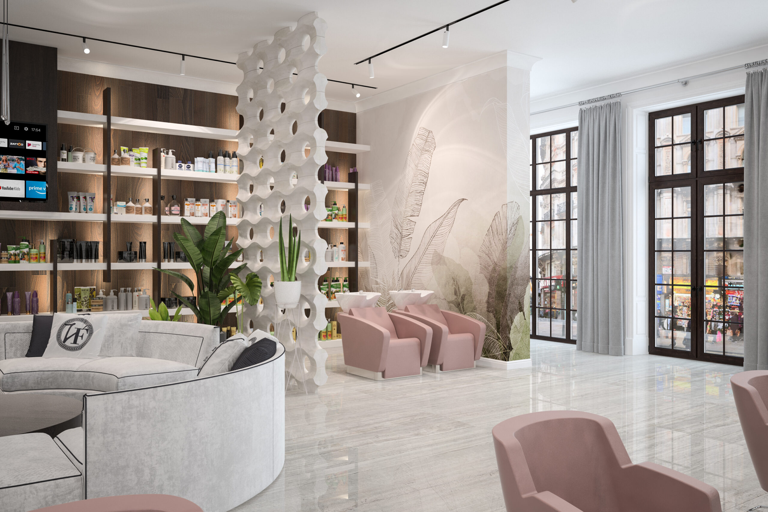 Salon Shampoo Backwash Units | Shop Salon Shampoo Stations | Michele ...